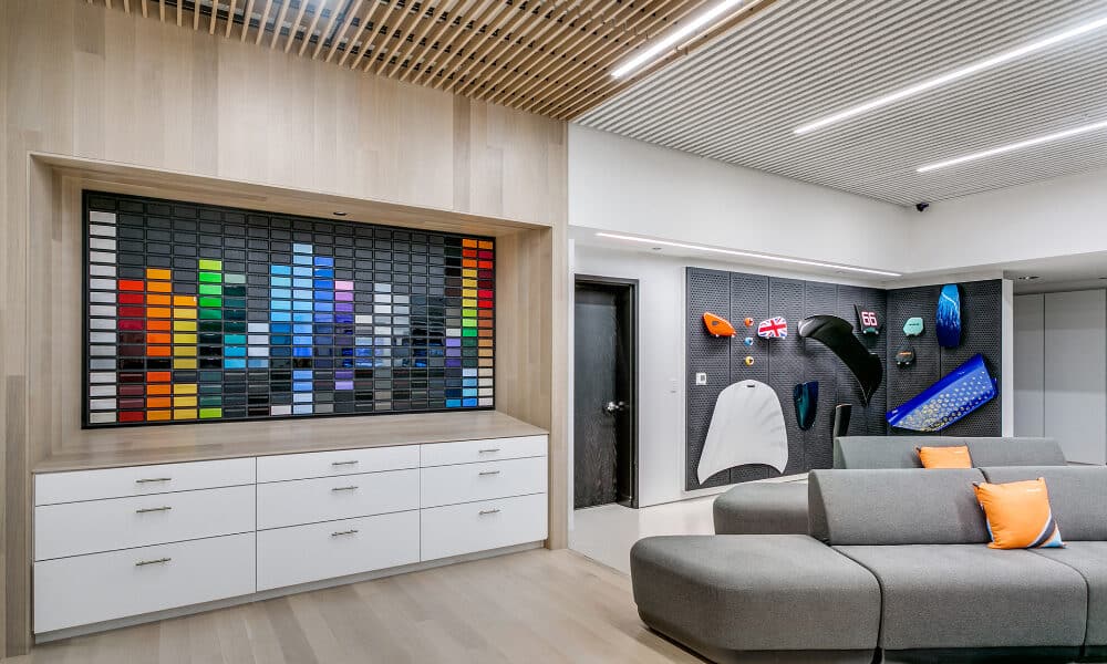 Car Racing Giant's Immersive Showroom Redesign Blends Print, Tech, and ...